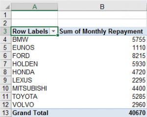 Microsoft Excel Advanced Courses Sydney. Learn Pivot tbl and functions